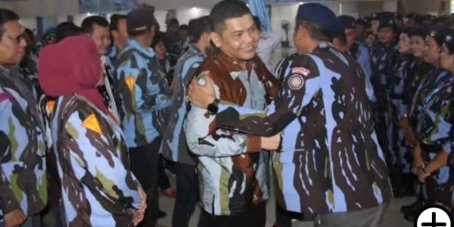 Bastian Panggabean Lantik Satgas Inti Maha Sakti Karya DPD IPK Sumut ...